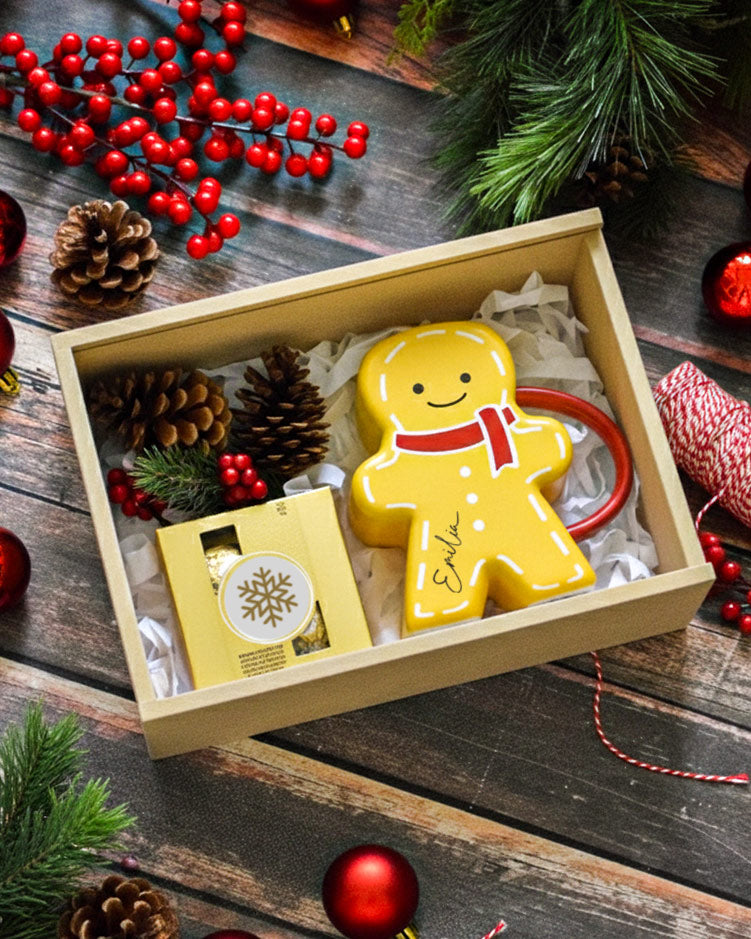 Caja Gingerbread man G036-N – Delicatezza